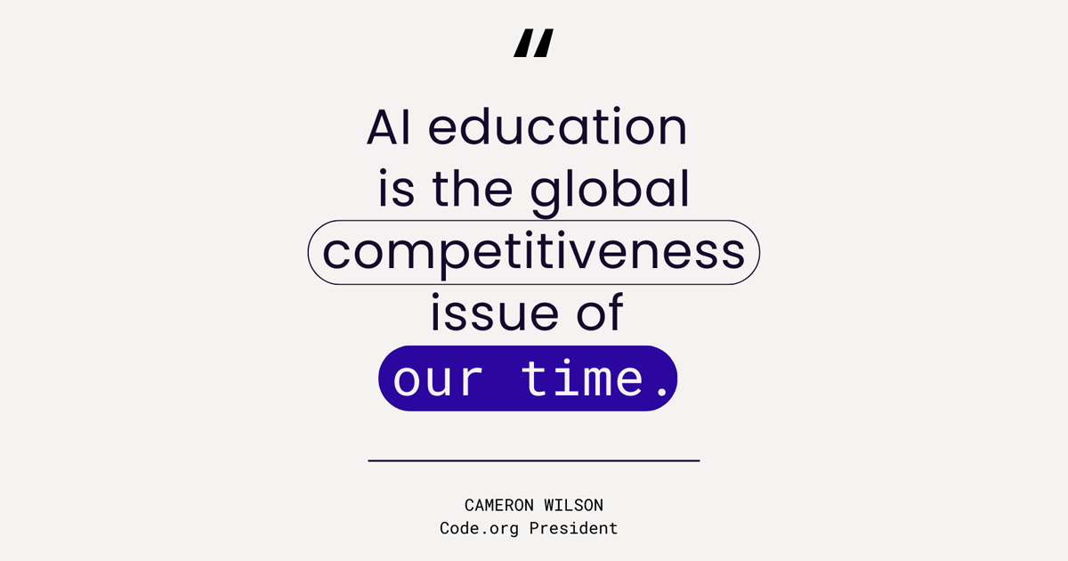 Why AI Education Is the Key to Global Competitiveness | Code.org